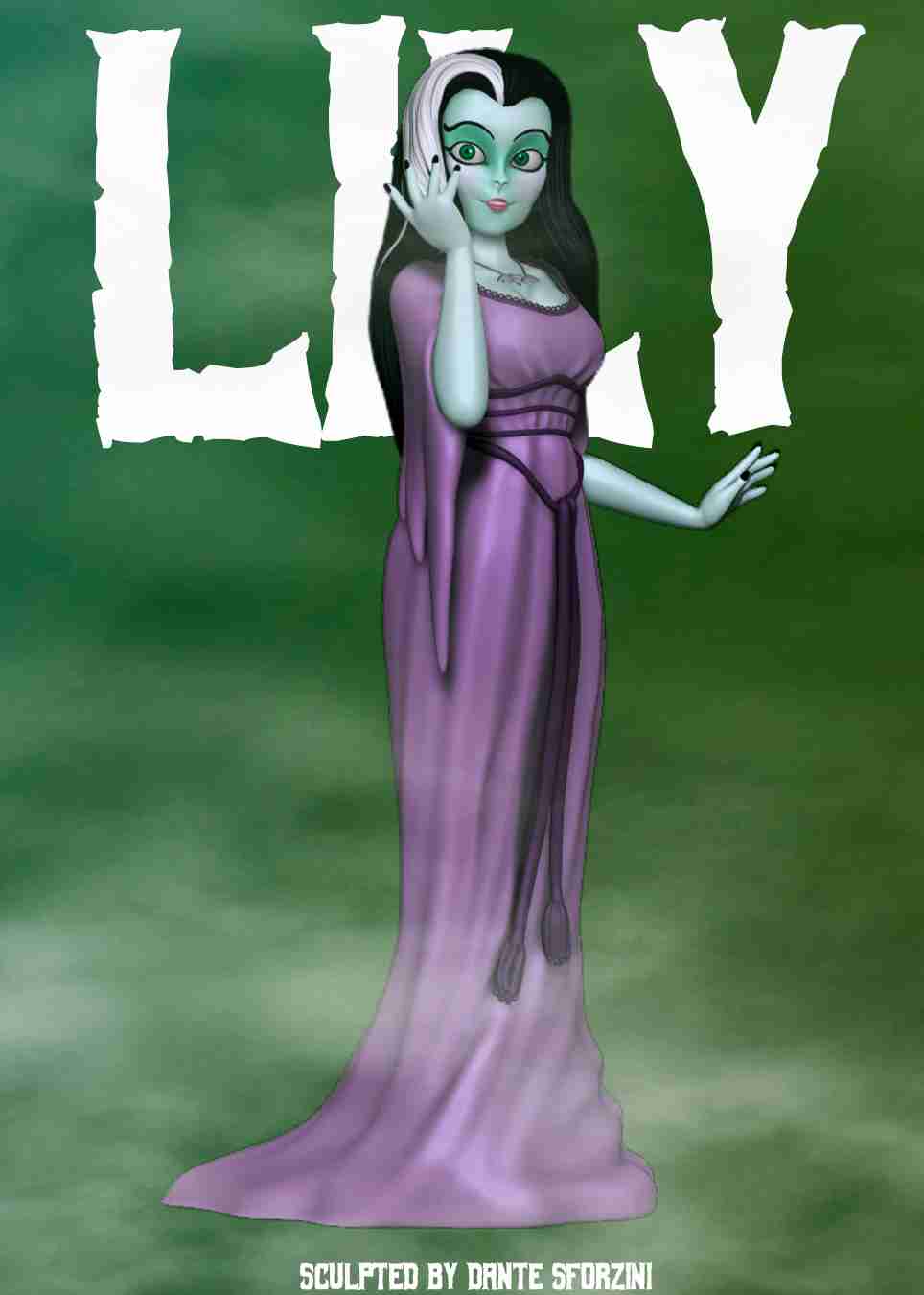 LILY MUNSTER - THE MUNSTERS 3d Print Figurine | 3D models download ...