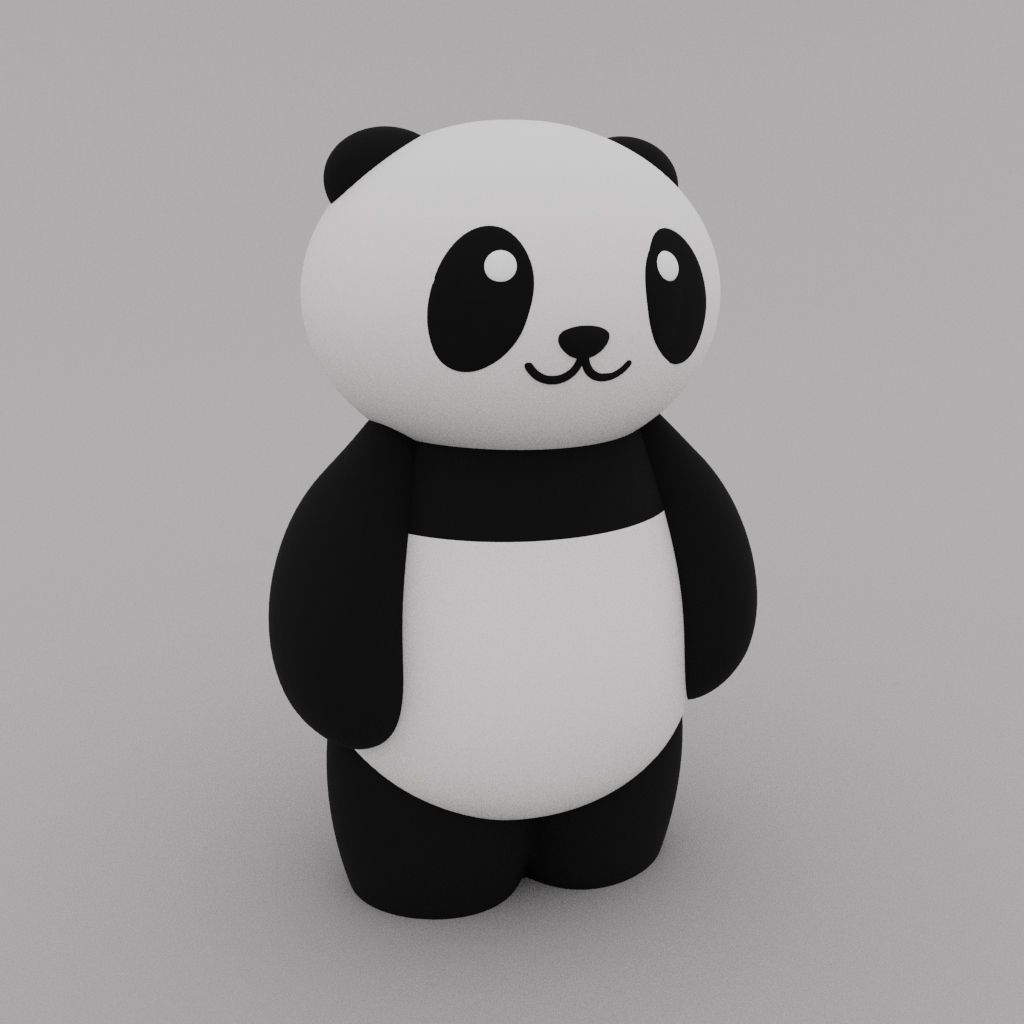 Cute Panda | 3D models download | Creality Cloud
