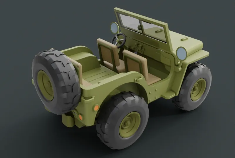 Other STL Download - Jeep Willys Super Deformed Miniatureby Toti Skywalker