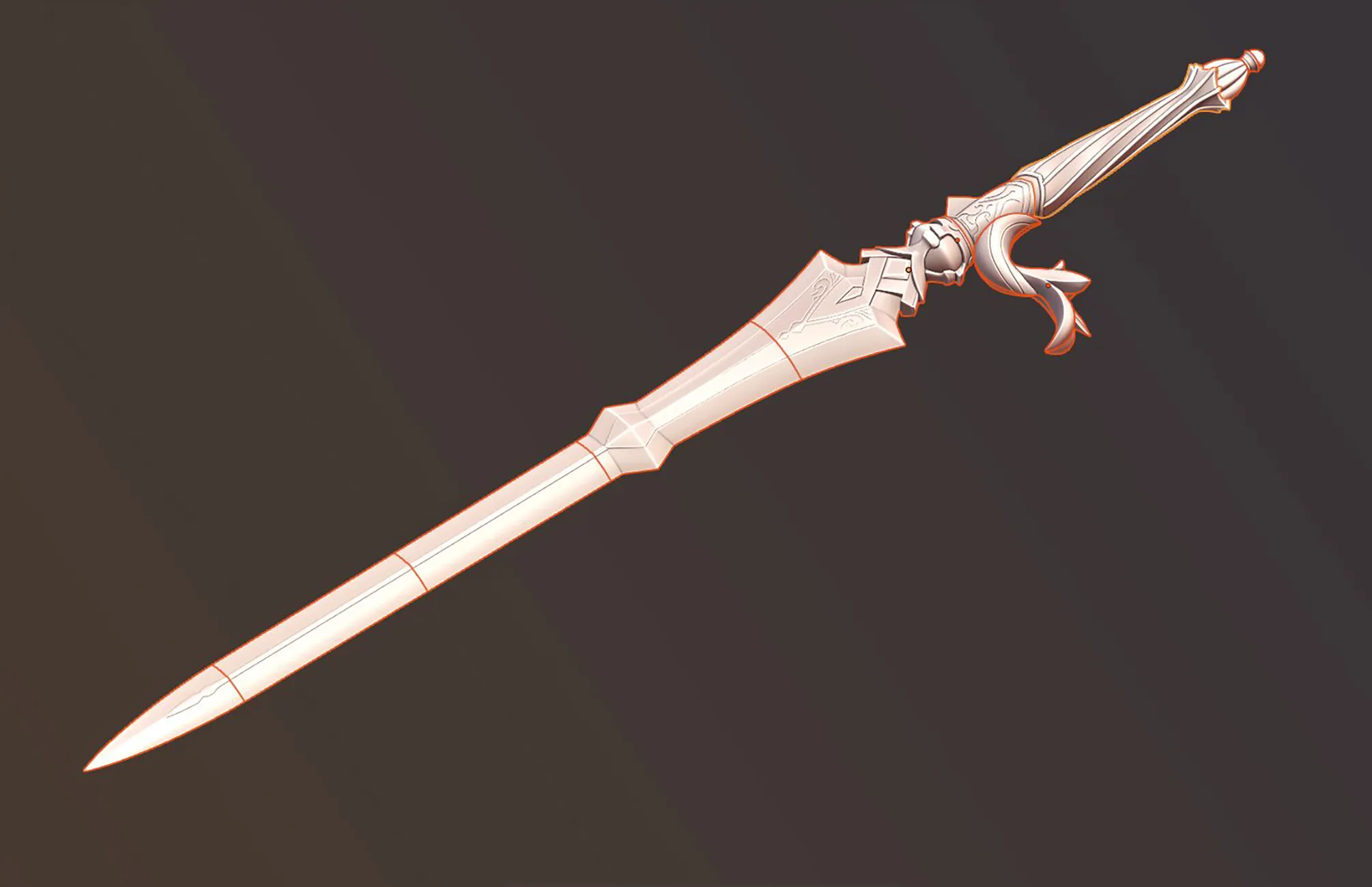 Cosplay STL Download - Genshin Impact cosplay Sacrificial Swordby BrunenG