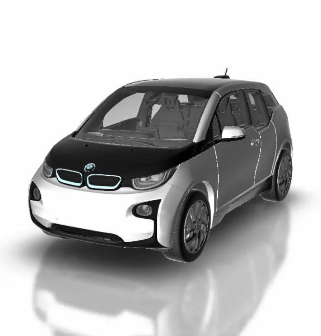 Vehicles & Machinery STL Download - BMW i3 2017by 3DCARSALON