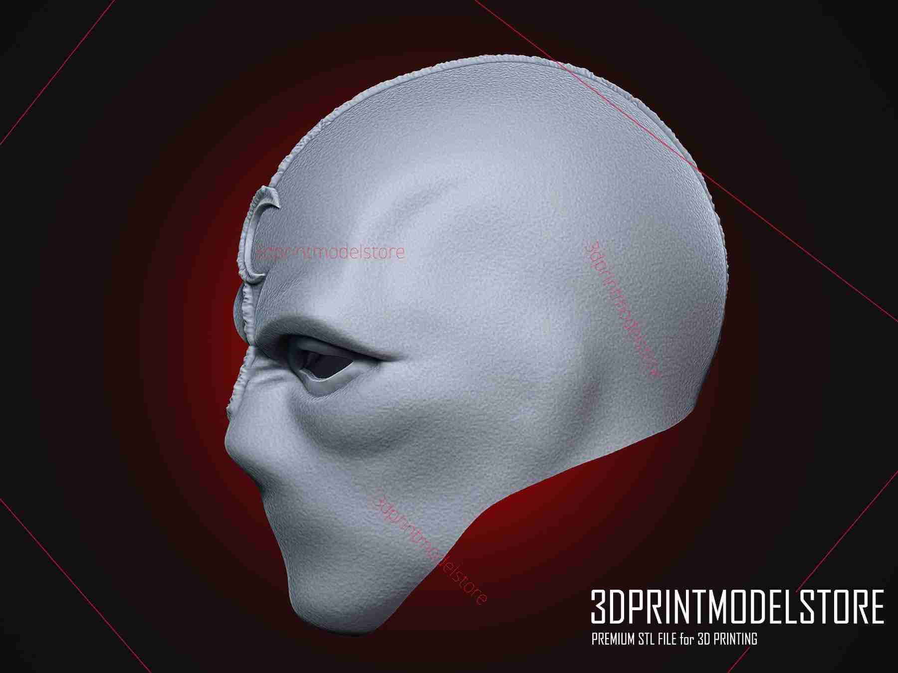Moon Knight Mask Face Shell - Marvel Comic Cosplay Halloween | 3D ...