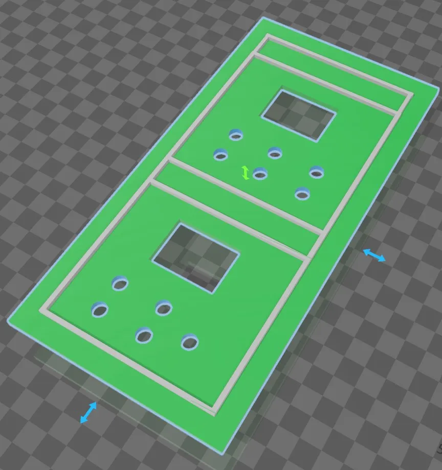control panel - 8mm holes | 3D models download | Creality Cloud