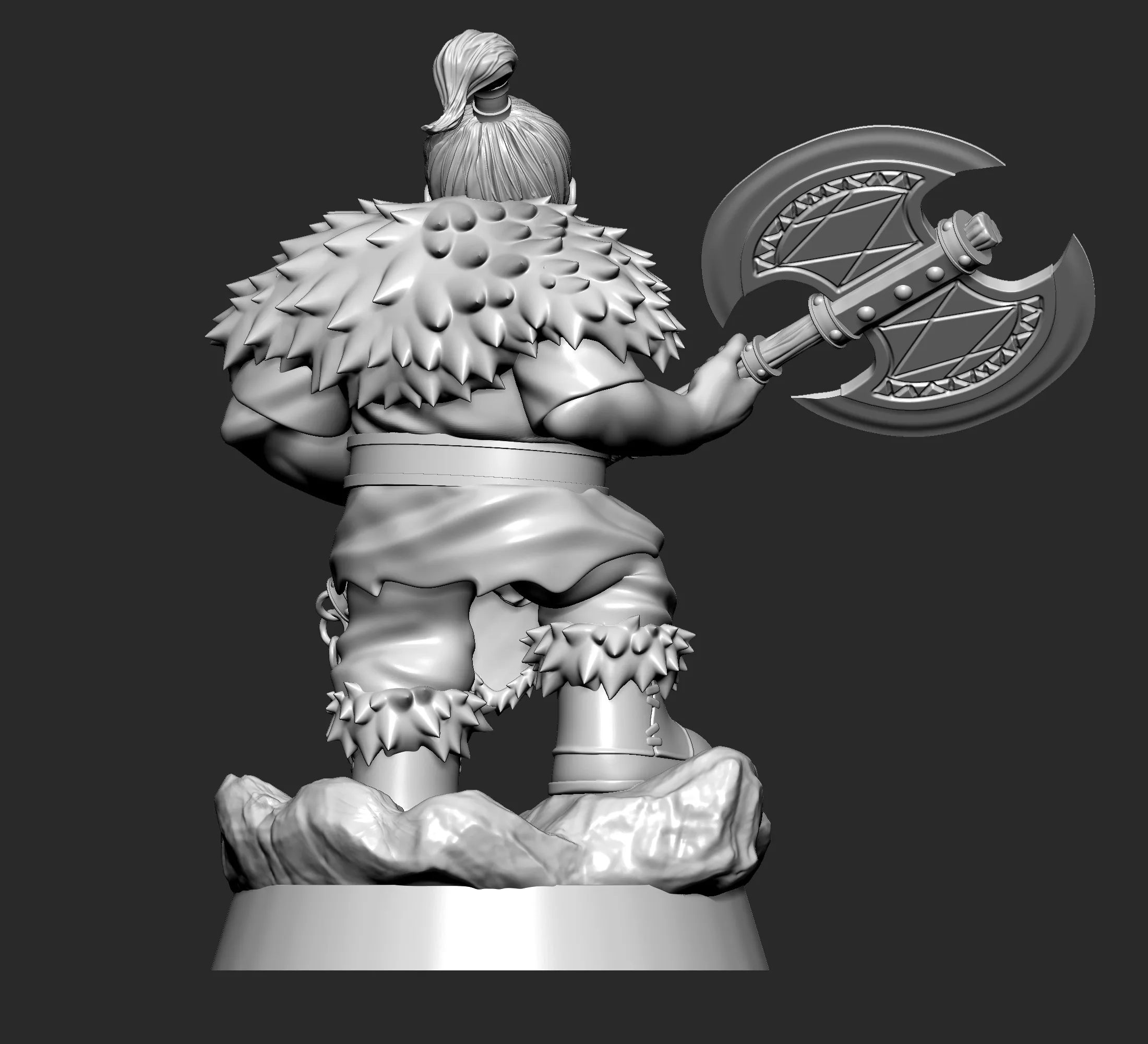 Dwarf RPG Miniature | 3D models download | Creality Cloud