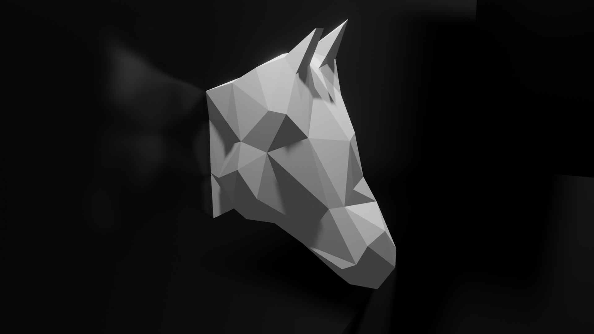 Low-Poly Horse | 3D models download | Creality Cloud