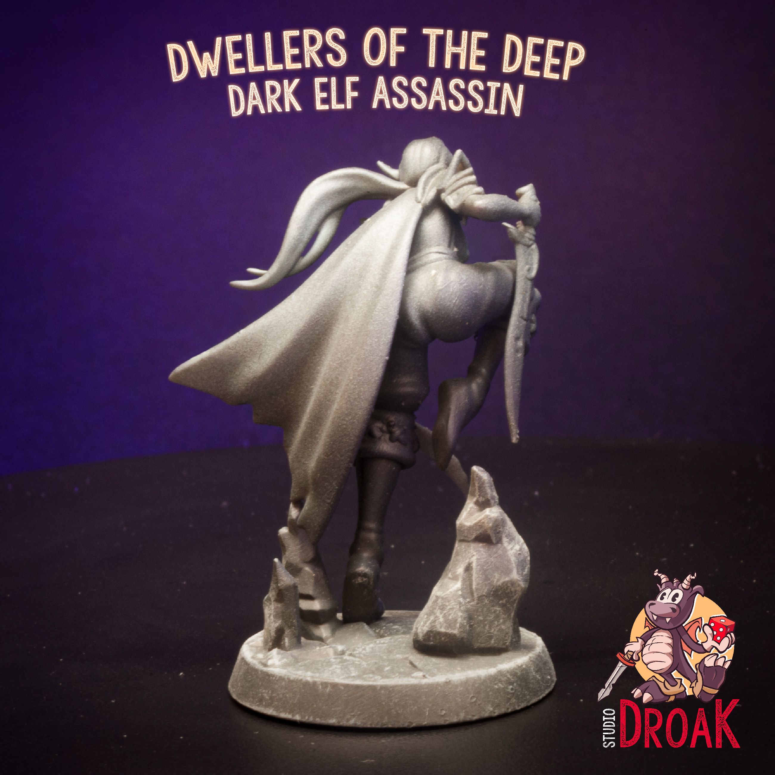 Dark Elf Assassin - Dwellers of the Deep | 3D models download ...