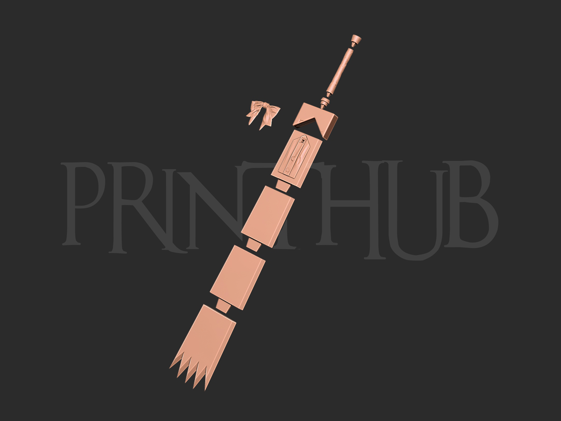 Asa Mitaka Super Strong Uniform Sword from Chainsaw Man | 3D models ...