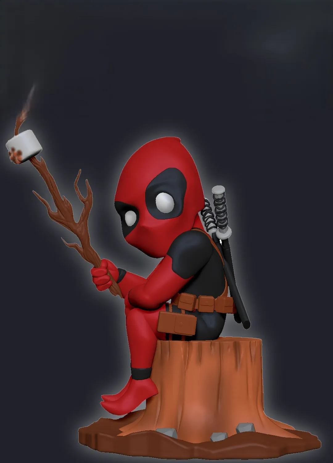 Characters & Creatures STL Download - Deadpool - Merc with a ...