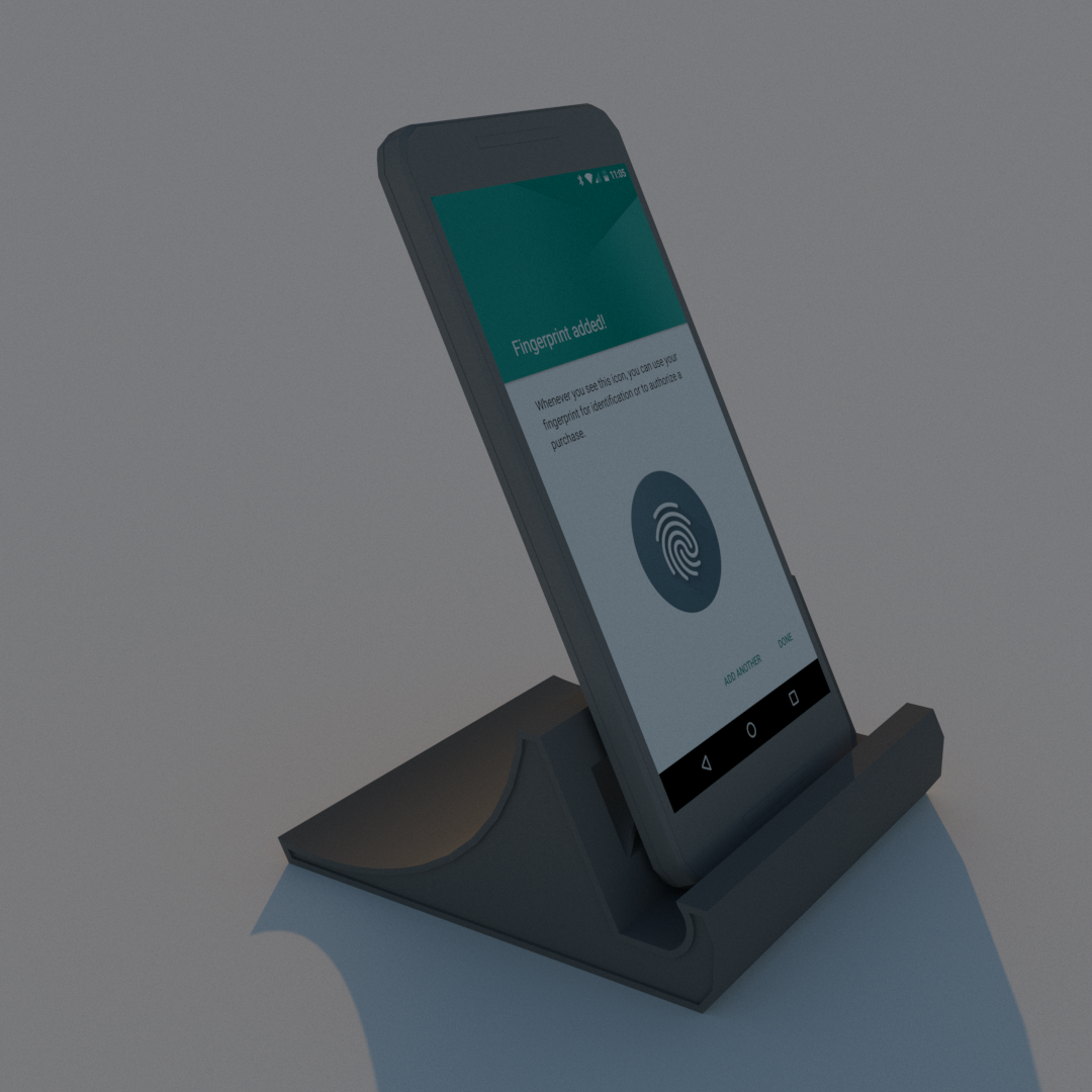 Simple Desktop Phone Stand | 3D models download | Creality Cloud