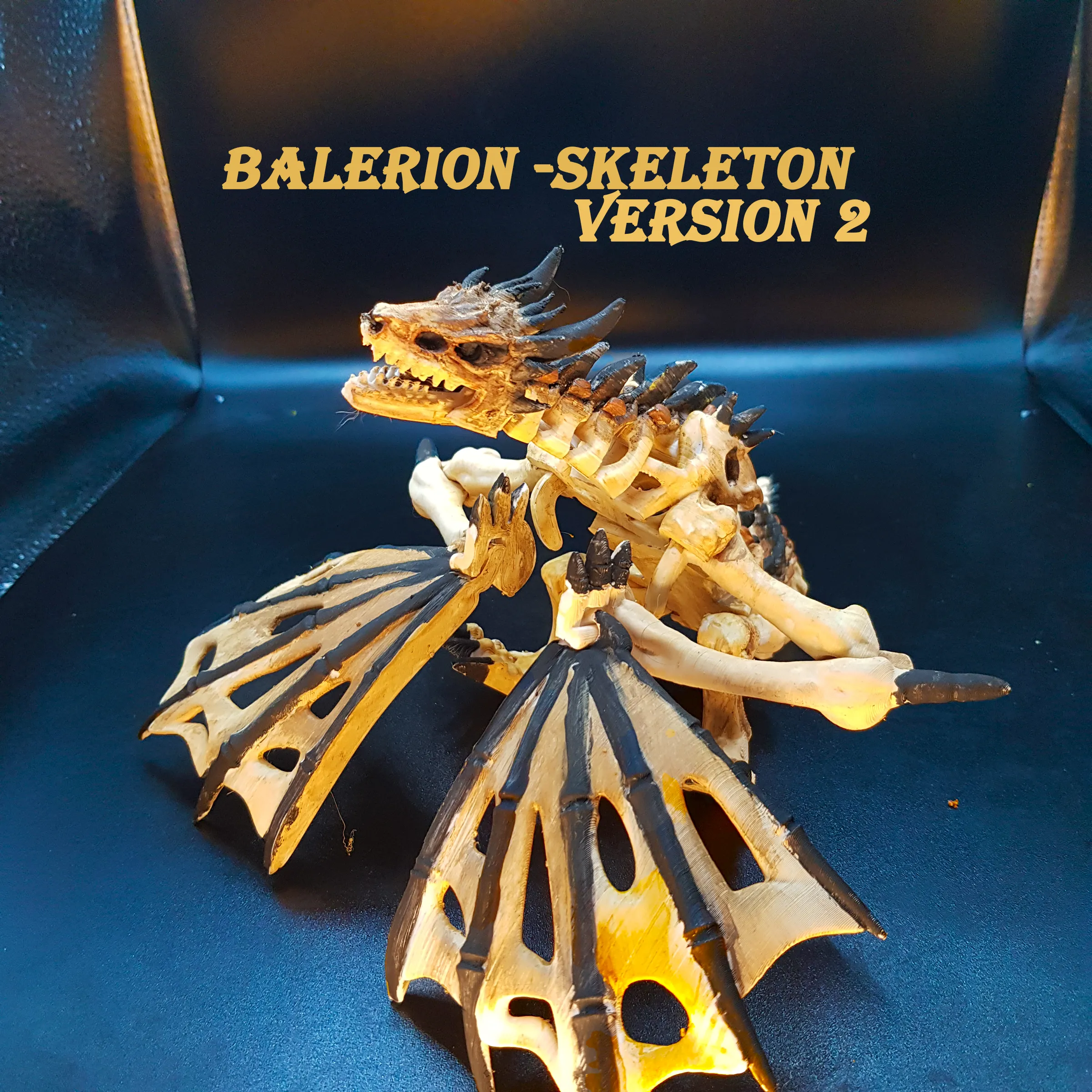 Toys & Games STL Download - dragon_balerion_print_in_placeby mario_3d