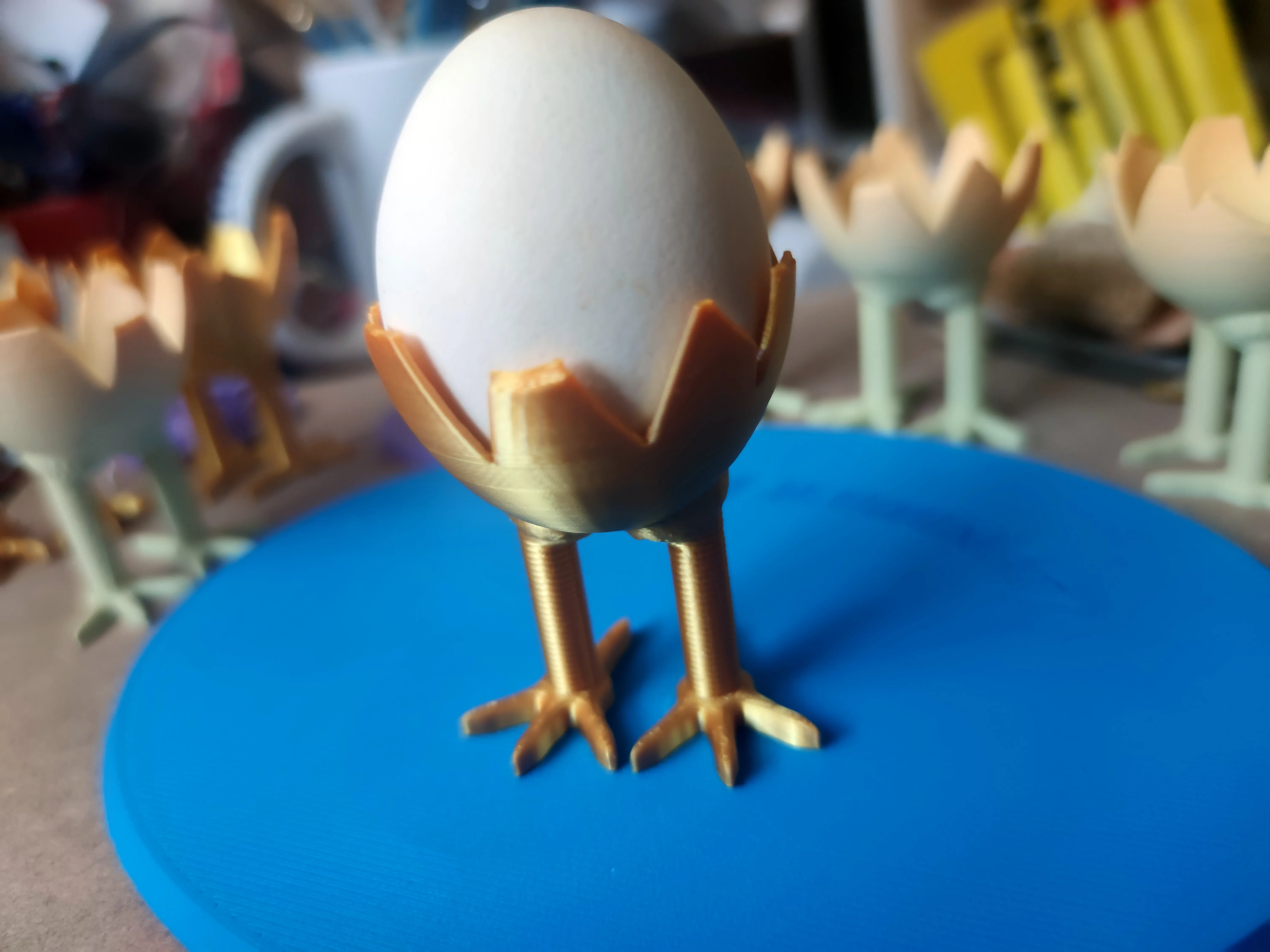 3D Printer Files | 3MF File | Cracked Egg with legs | Creality Cloud