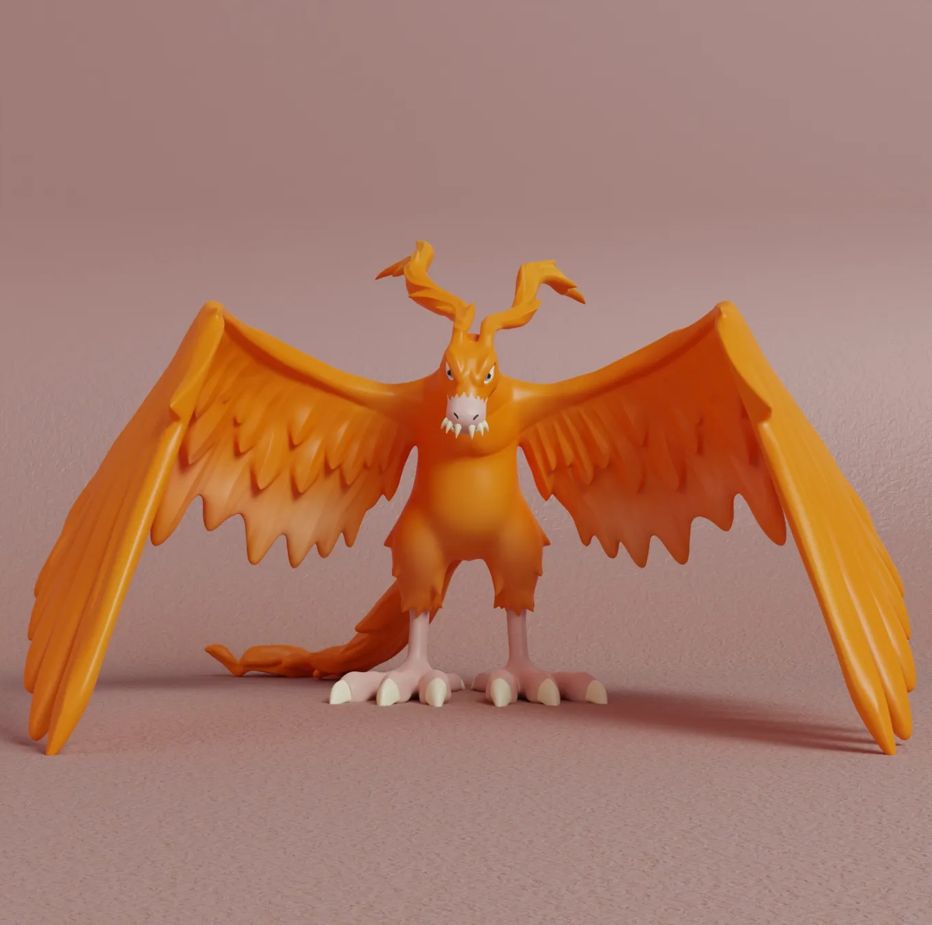 Characters & Creatures STL Download - Digimon - Birdramonby Fontoura3d