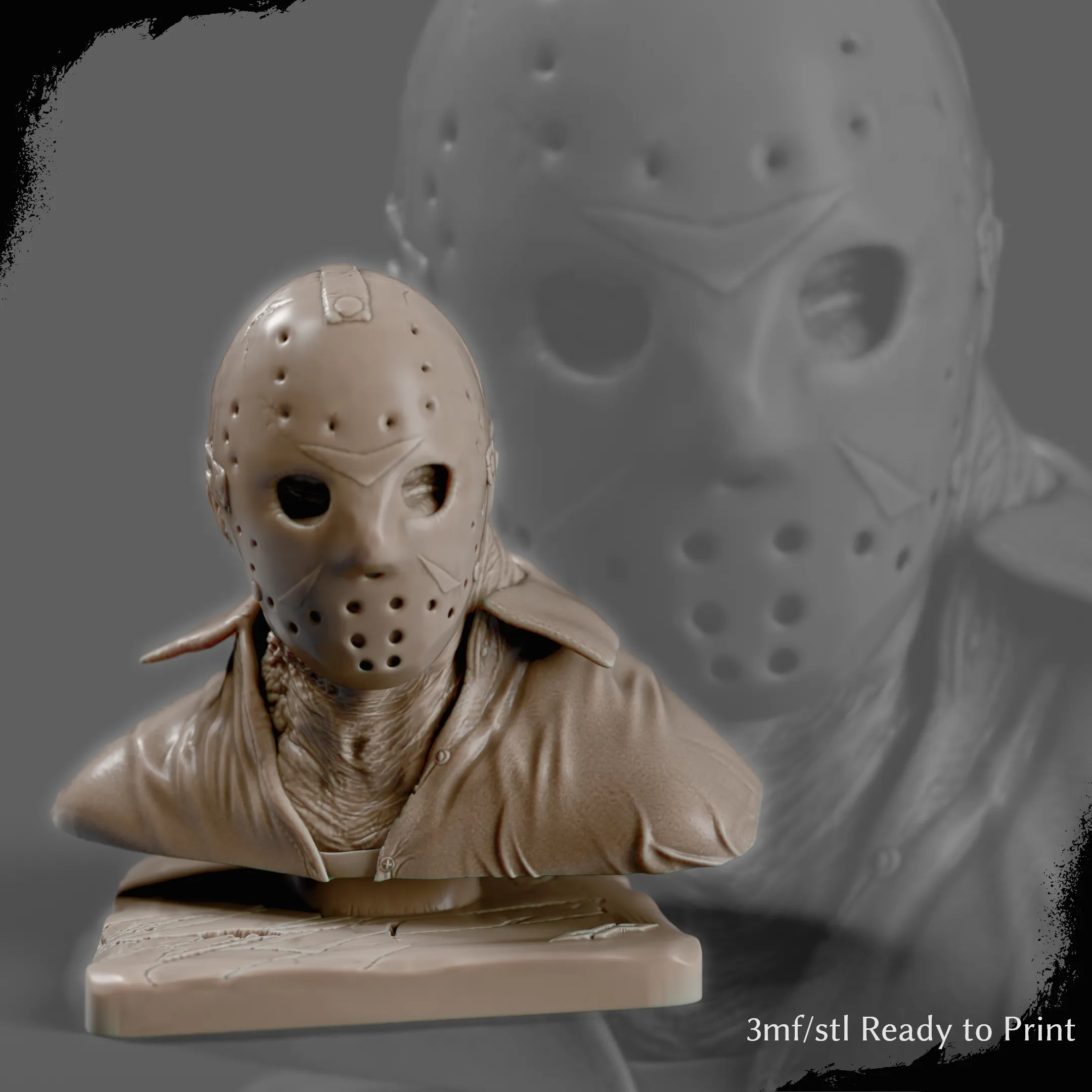 3D Printer Files | 3MF File | Jason Bust – Iconic Horror Villain in 3D ...