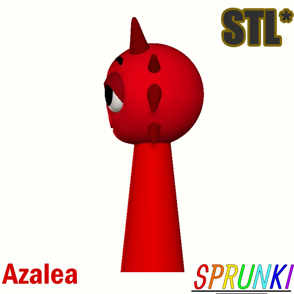 Characters & Creatures STL Download - Sprunki Incredibox Azalea STL 3D ...