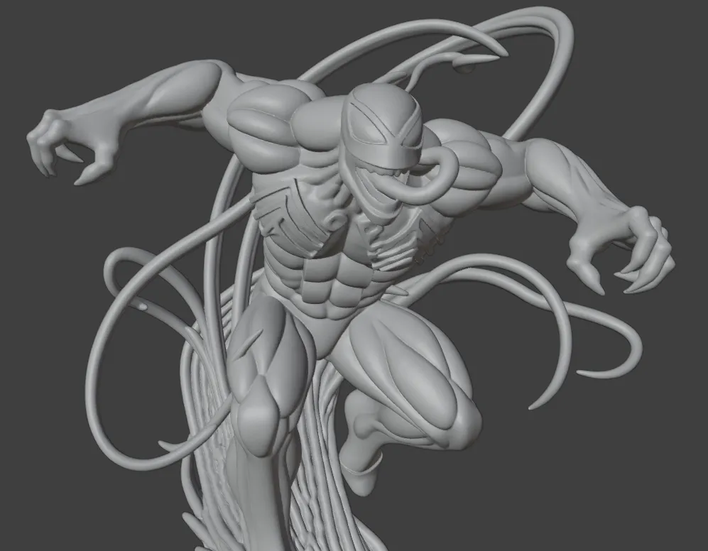 Characters & Creatures STL Download - Venom Version 3by 3DImpresions