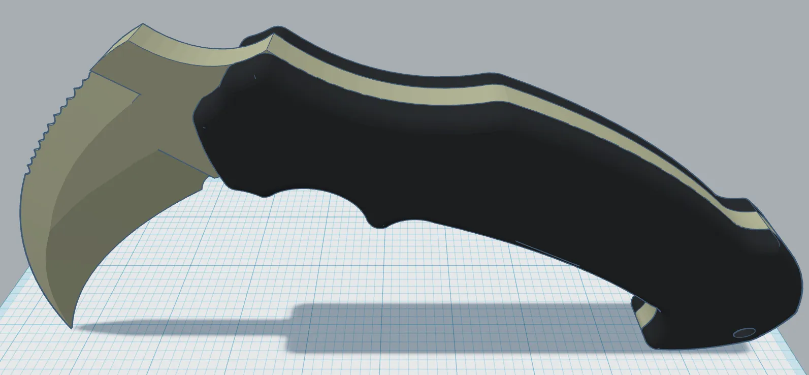 Free Board Games & Card Games STL Download - BK Knife 5by Cyberbeast