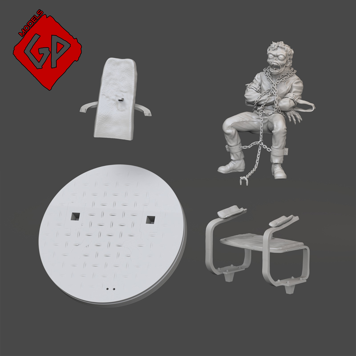 Wednesday Hyde Tyler Monster in chains | 3D models download | Creality ...