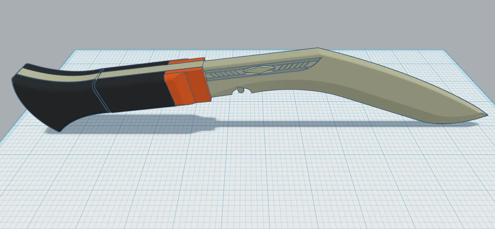 12 Inch Sirupati Khukuri | 3D models download | Creality Cloud