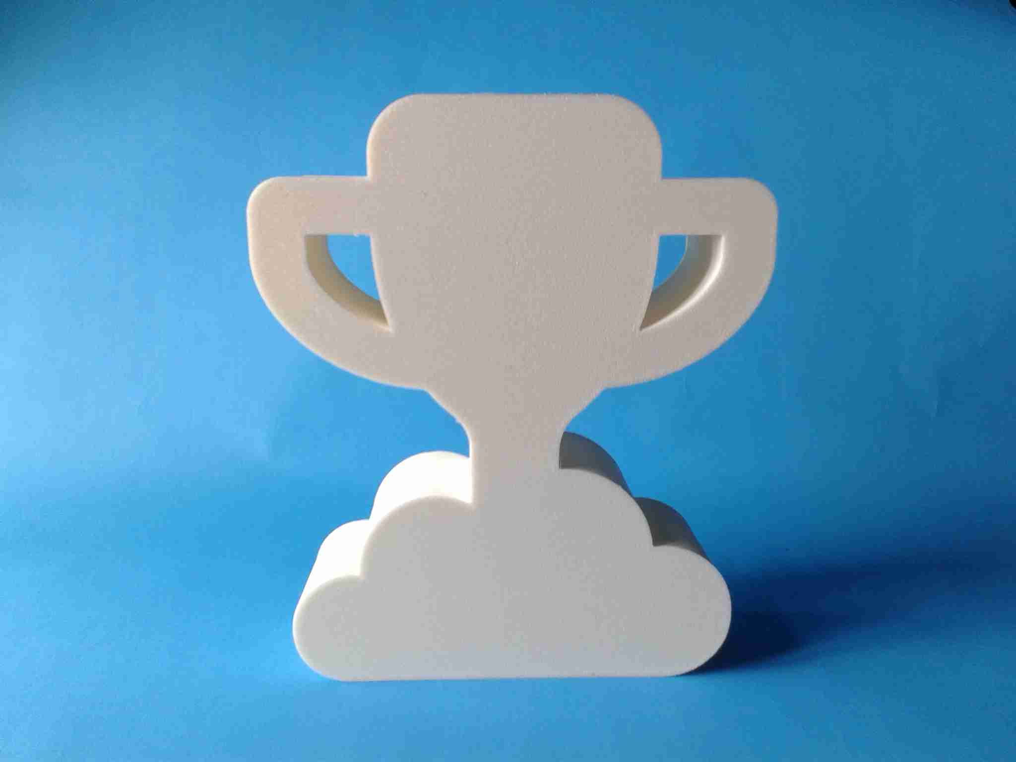 Trophy cup on a cloud, nestable box | 3D models download | Creality Cloud