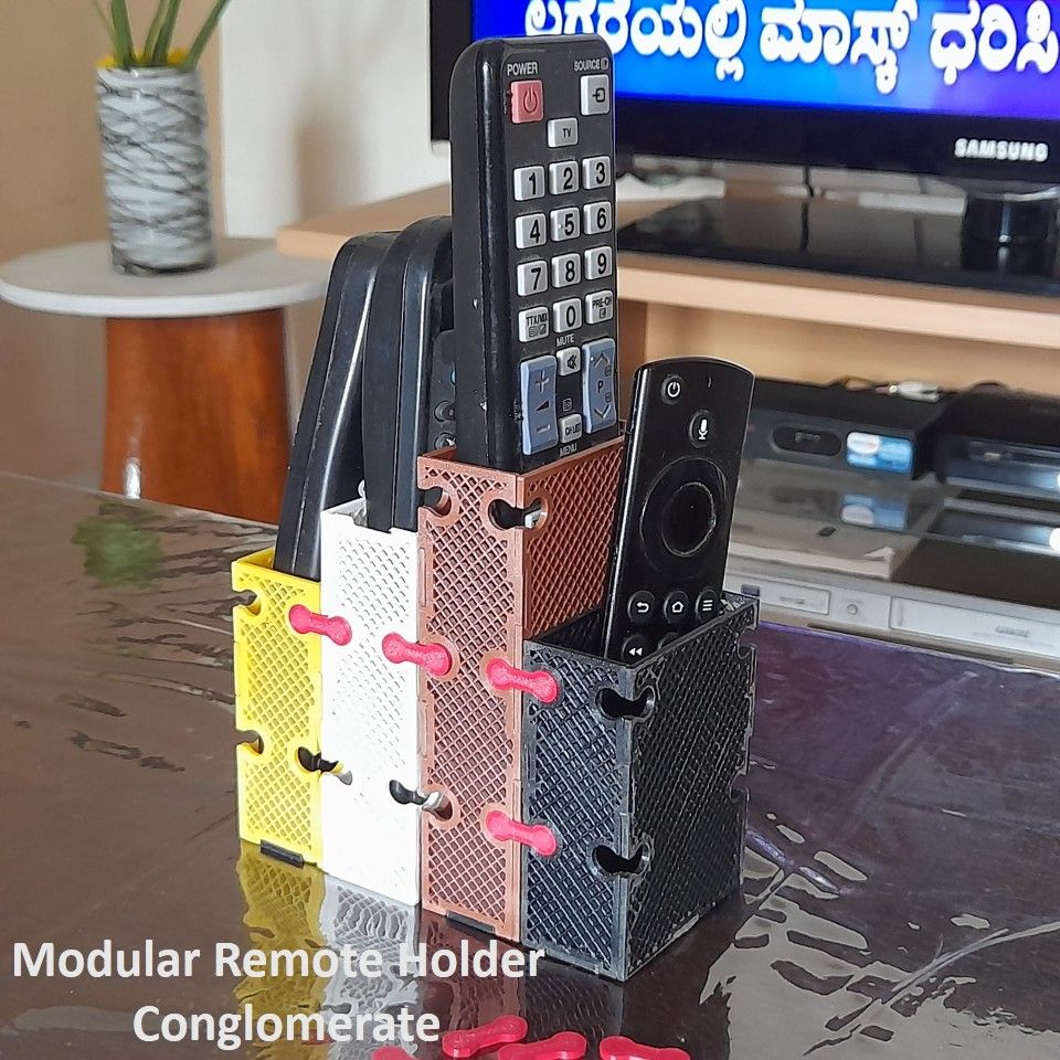 Modular Remote Holder | 3D models download | Creality Cloud