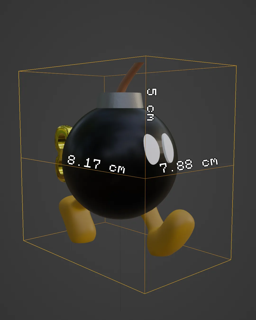 STL BOMB OMB - SUPER MARIO BROS | 3D models download | Creality Cloud