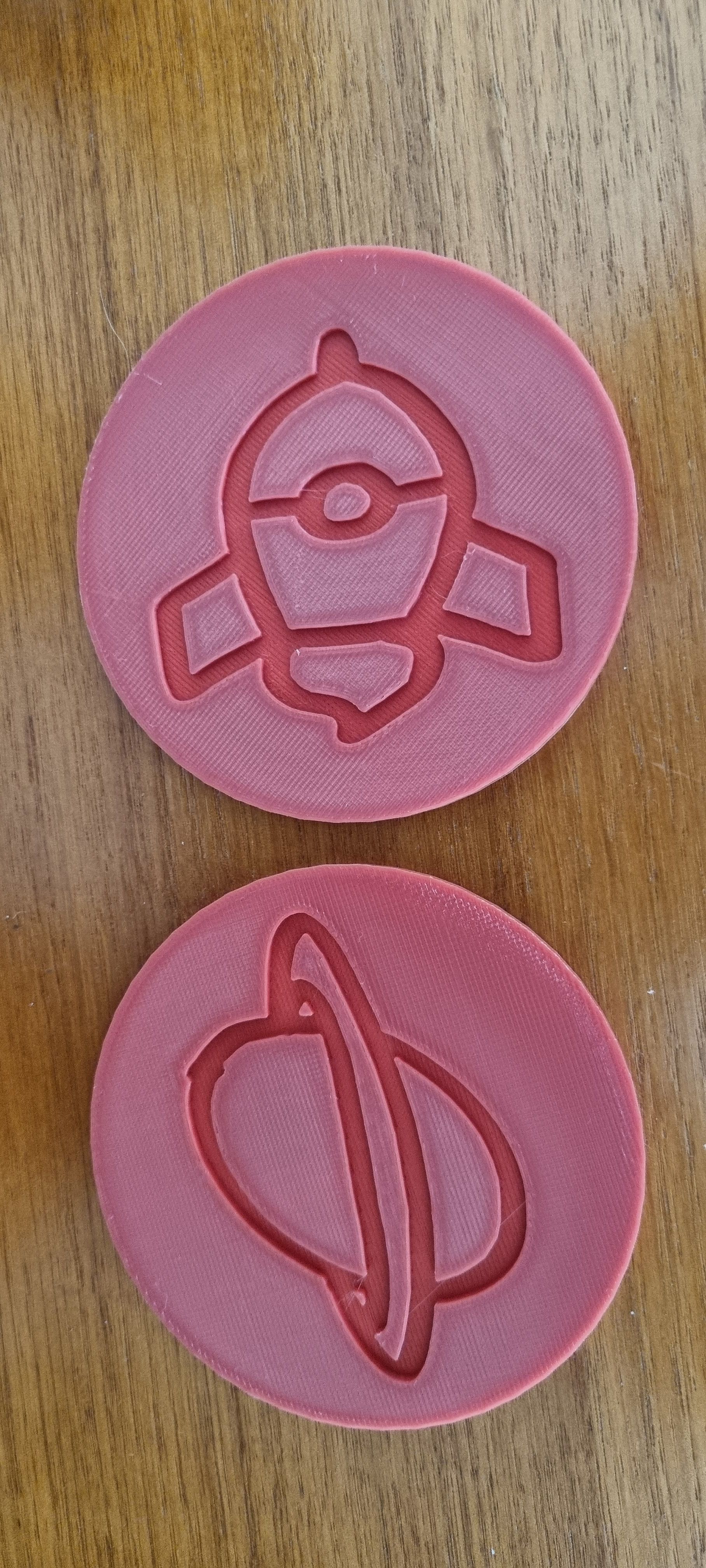 Round Coasters with Astro and Planet | 3D models download | Creality Cloud