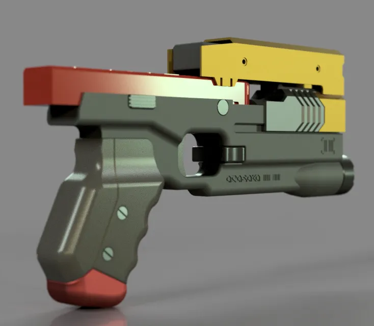 Skippy - Modular Legendary Gun from Cyberpunk 2077 | 3D模型下载 | 创想云