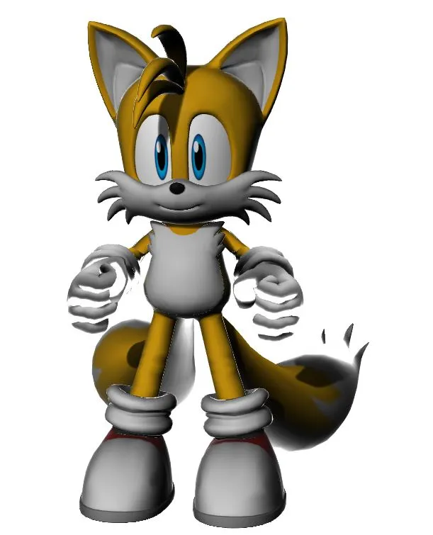 Characters & Creatures STL Download - TAILS (GIANT)by D Araujo