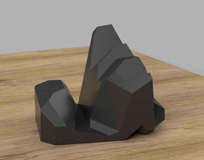 A phone stand that looks like a stone | 3D models download | Creality Cloud