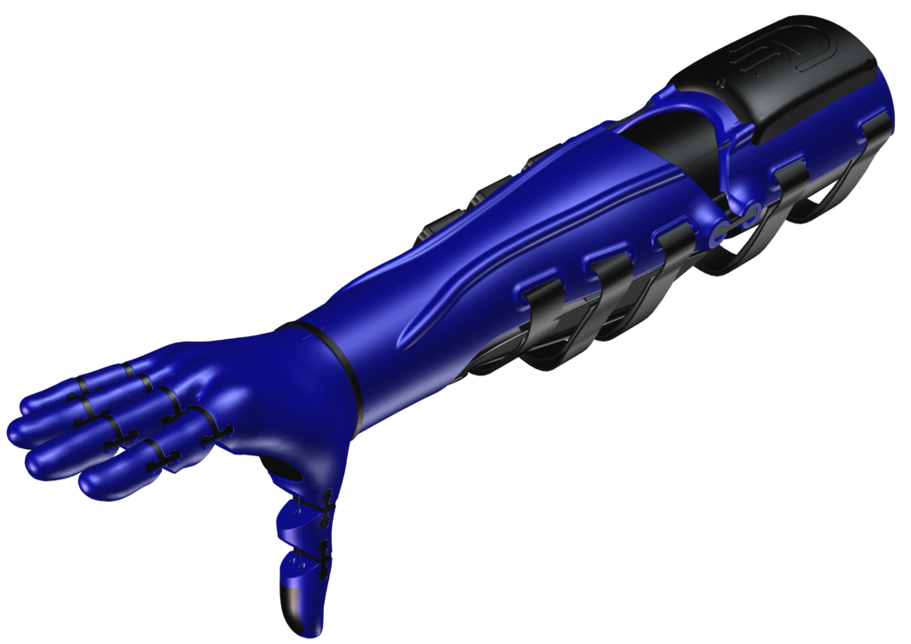 3D Printer Files | 3MF File | Kinetic Arm by Free 3D Hands Org ...