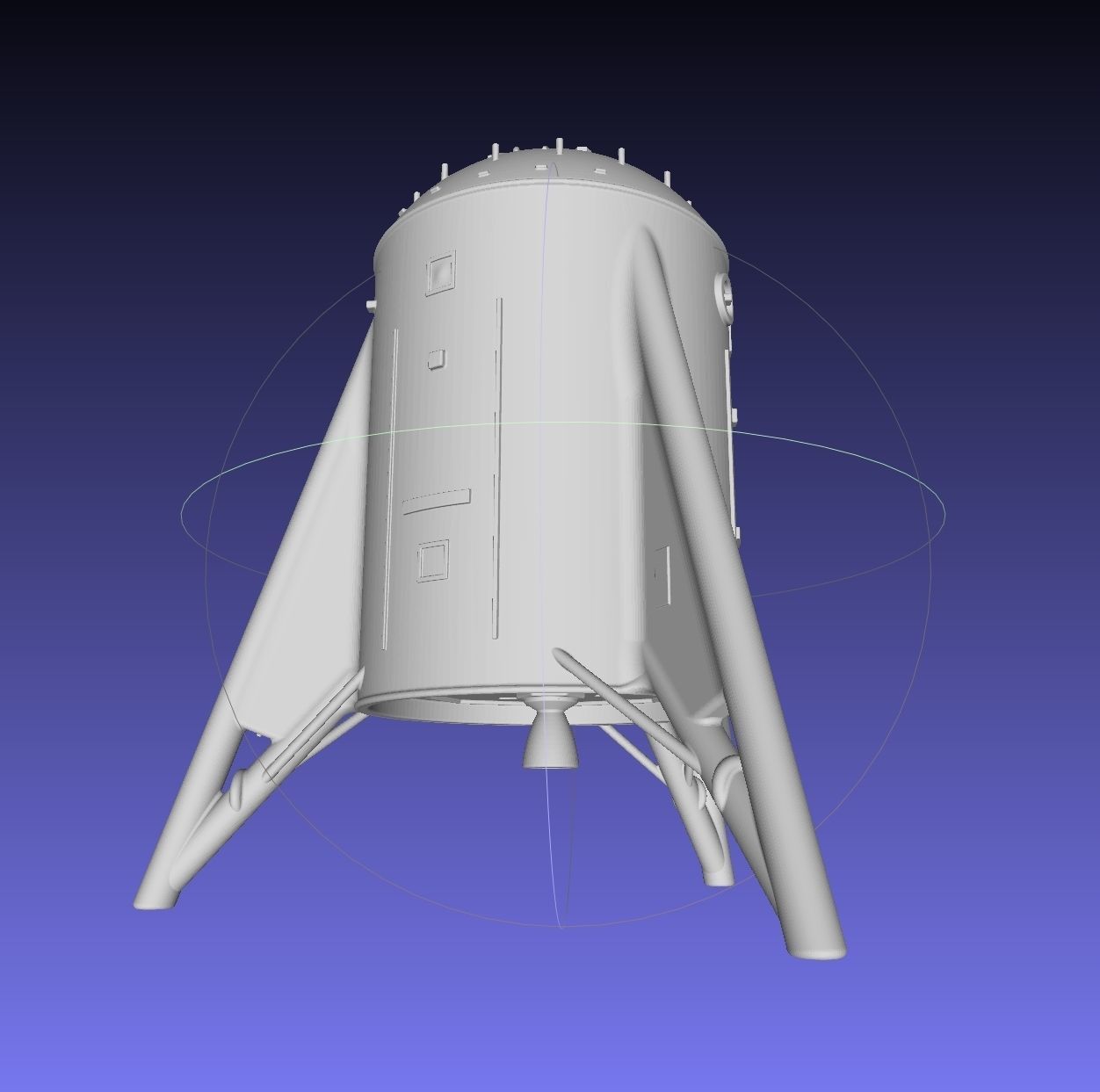 Space X Starhopper Noseless Test Hopper Miniature | 3D models download ...