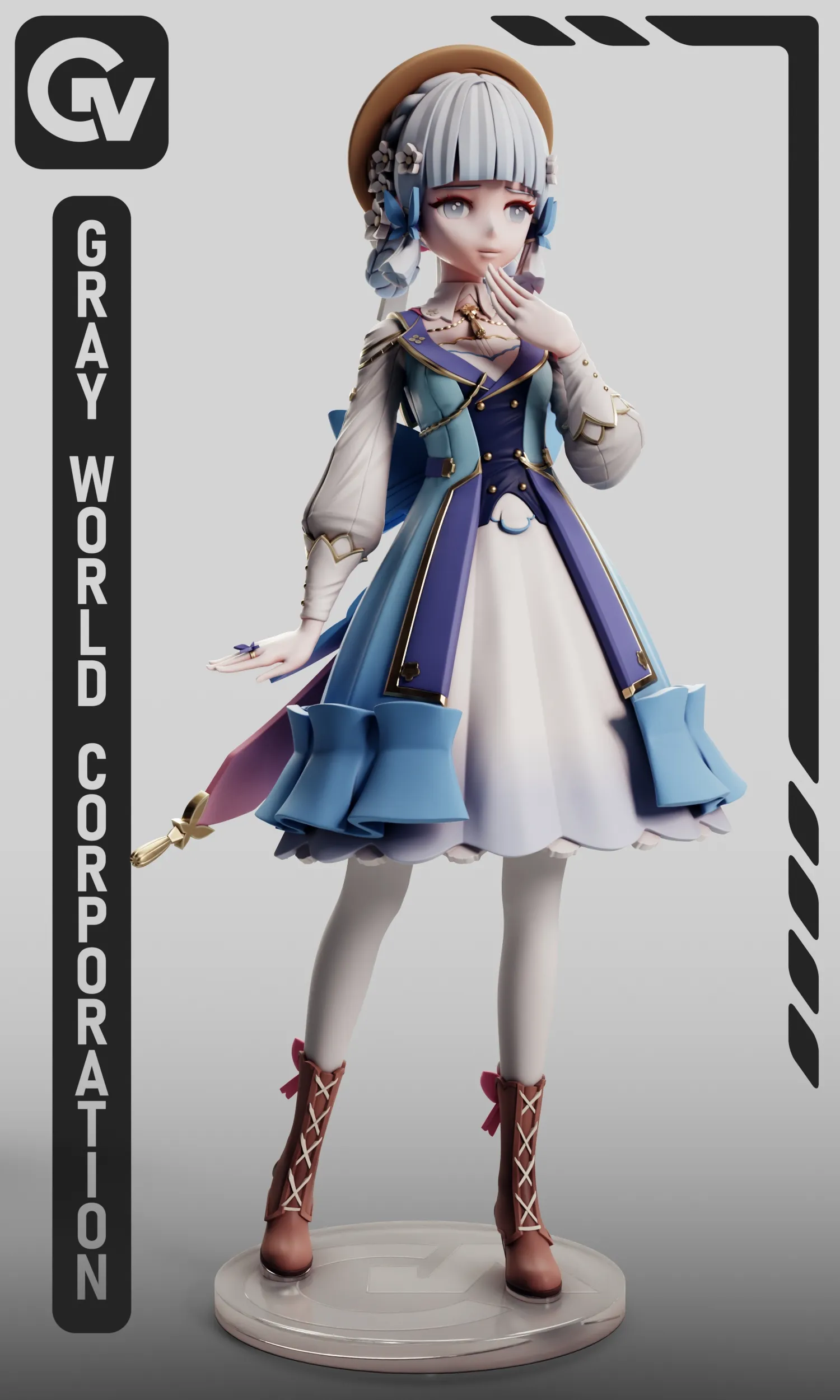 Other STL Download - Kamisato Ayaka "Springbloom Missive" | Genshin Impactby Gray World Corporation