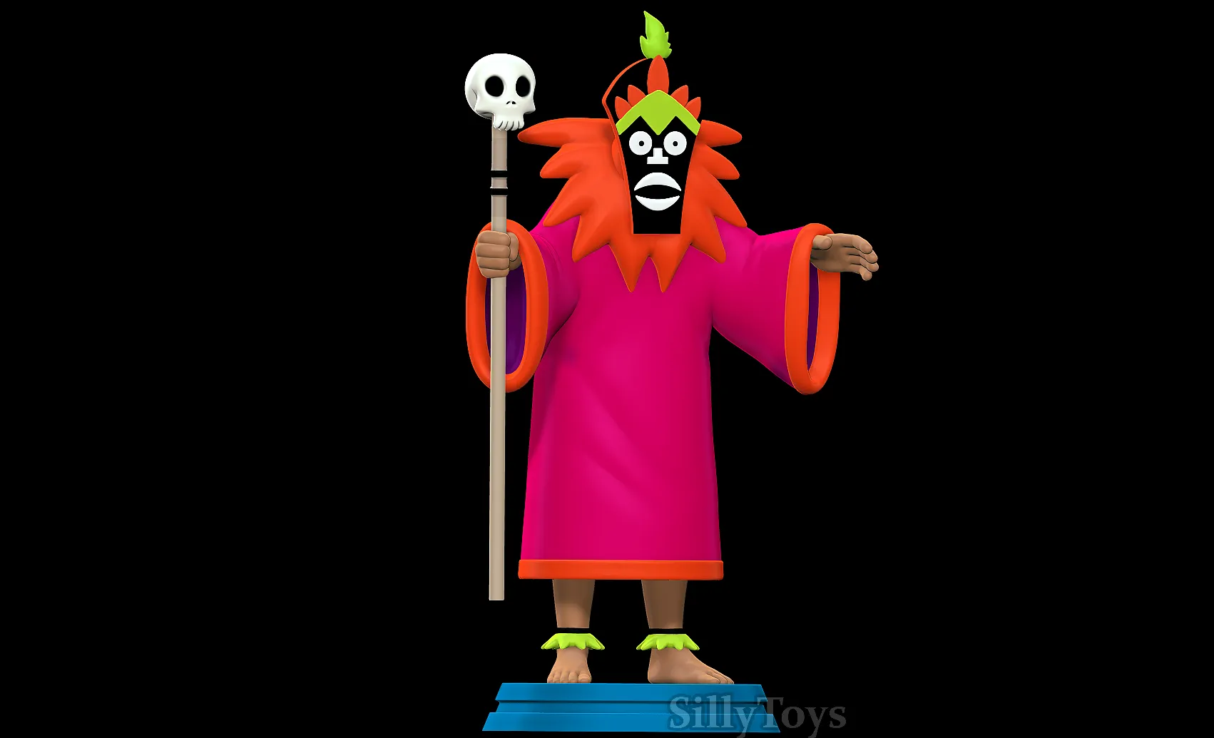 Characters & Creatures STL Download - Witch Doctor - Scooby Dooby SillyToys