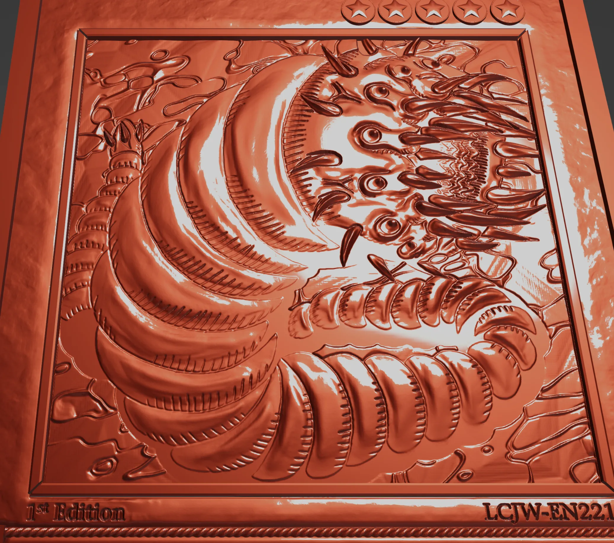 Characters & Creatures STL Download - Dungeon Worm - yu-gi-oh!by ...