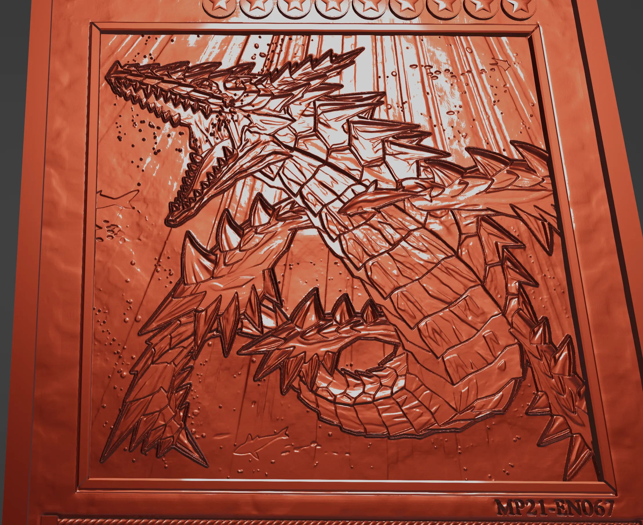 Free Other STL Download - Ravenous Crocodragon Archethys - yu-gi-oh!by ...