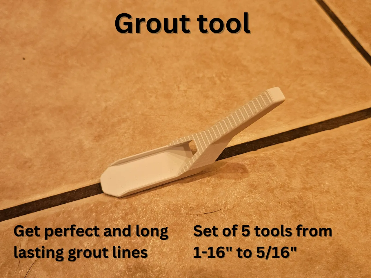 3D Printer Files | 3MF File | GROUT COMPACTING AND FINISHING TOOL ...
