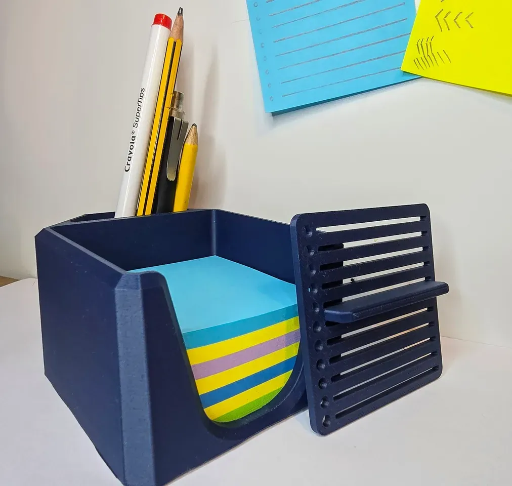 3D Printer Files | 3MF File | POST IT NOTE & PEN HOLDER | Creality Cloud