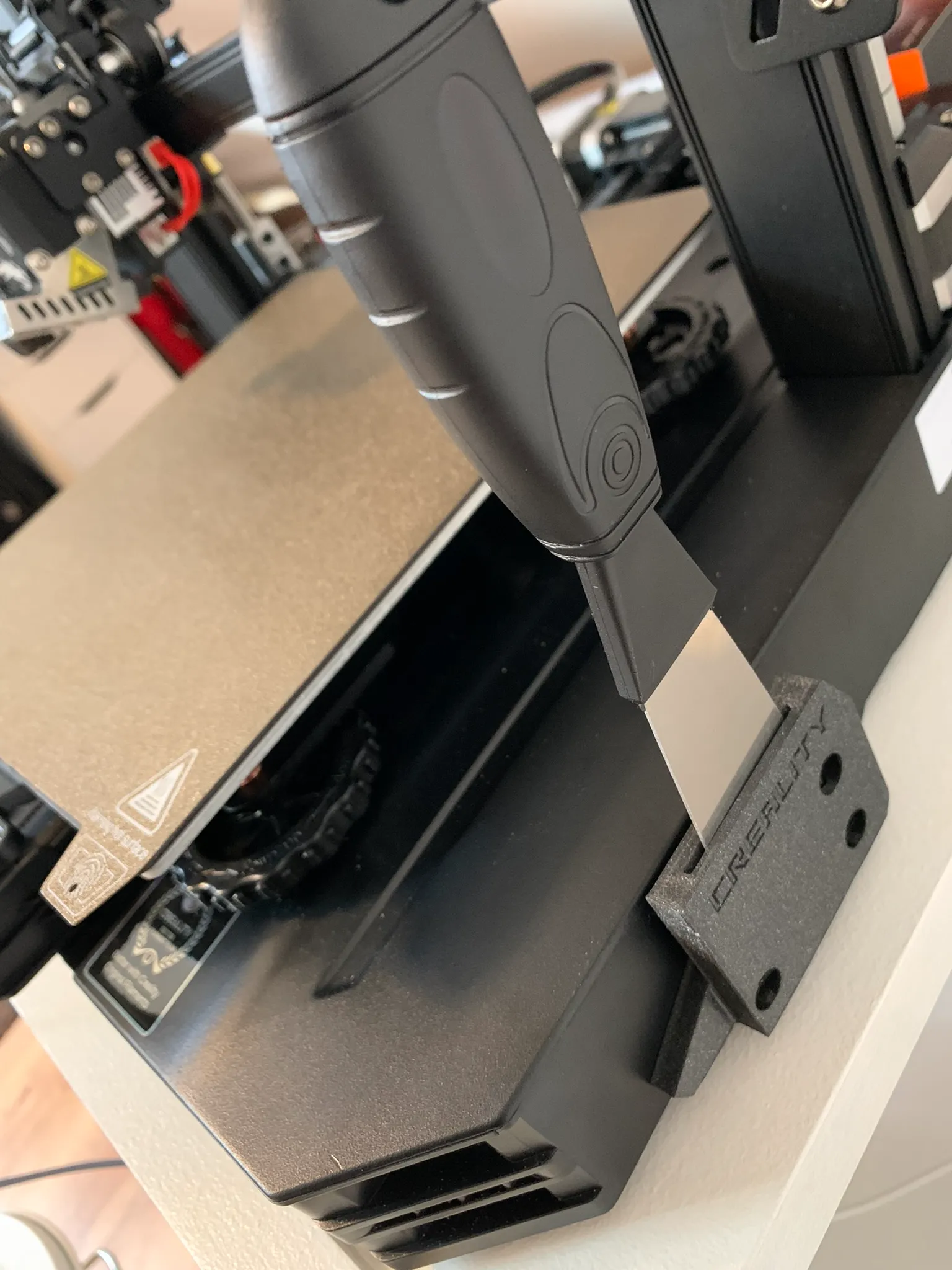 Free 3D Printer Parts STL Download - Scraper holder Creality Ender 3 S1 ...