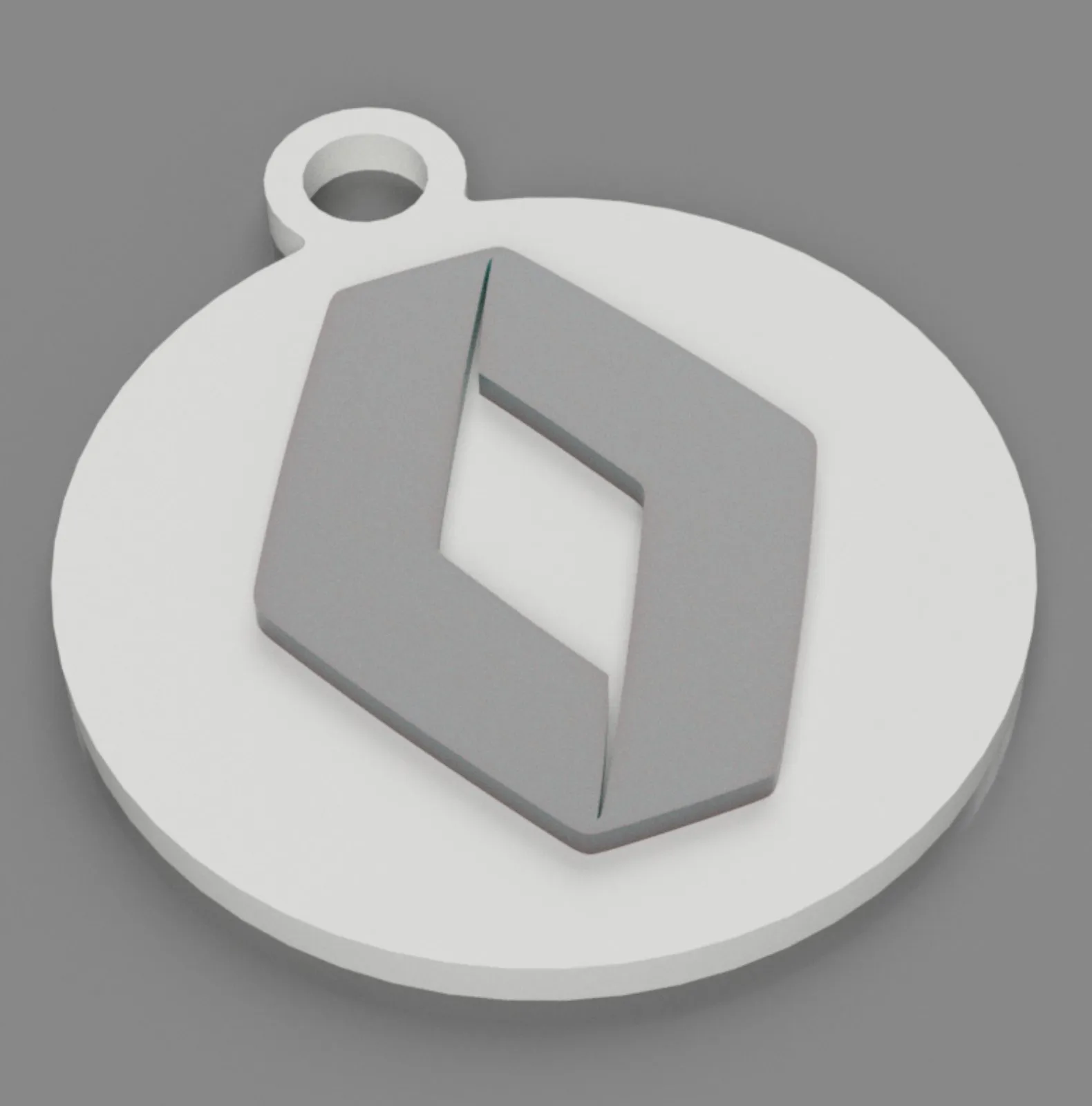 Free Jewelry & Accessories STL Download - Renault Keychain with 3D ...