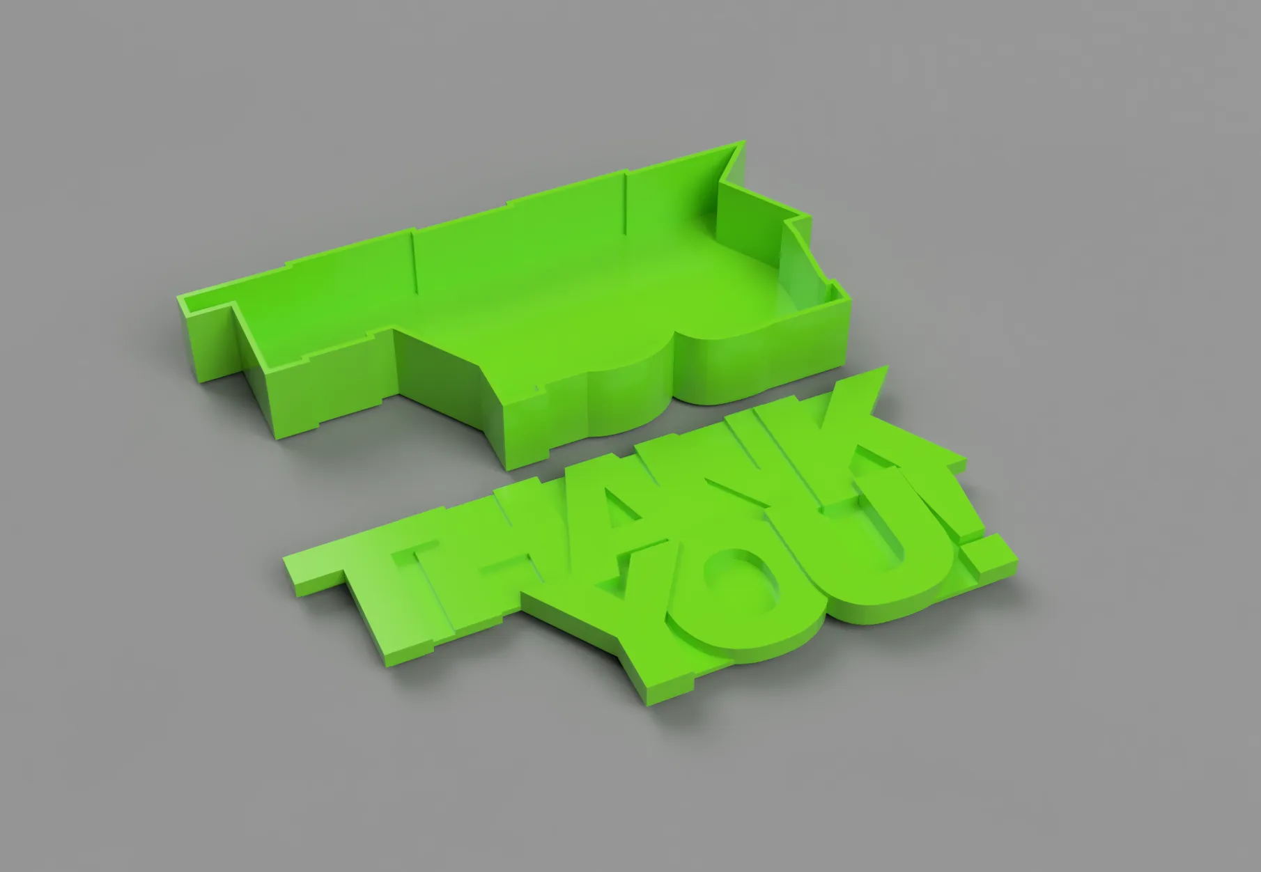 3D Printer Files | 3MF File | Thank you box | Creality Cloud