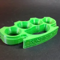 Hi ! My print, of "Tactical Knuckle duster" by "SkaljicNezir". Slicer ...