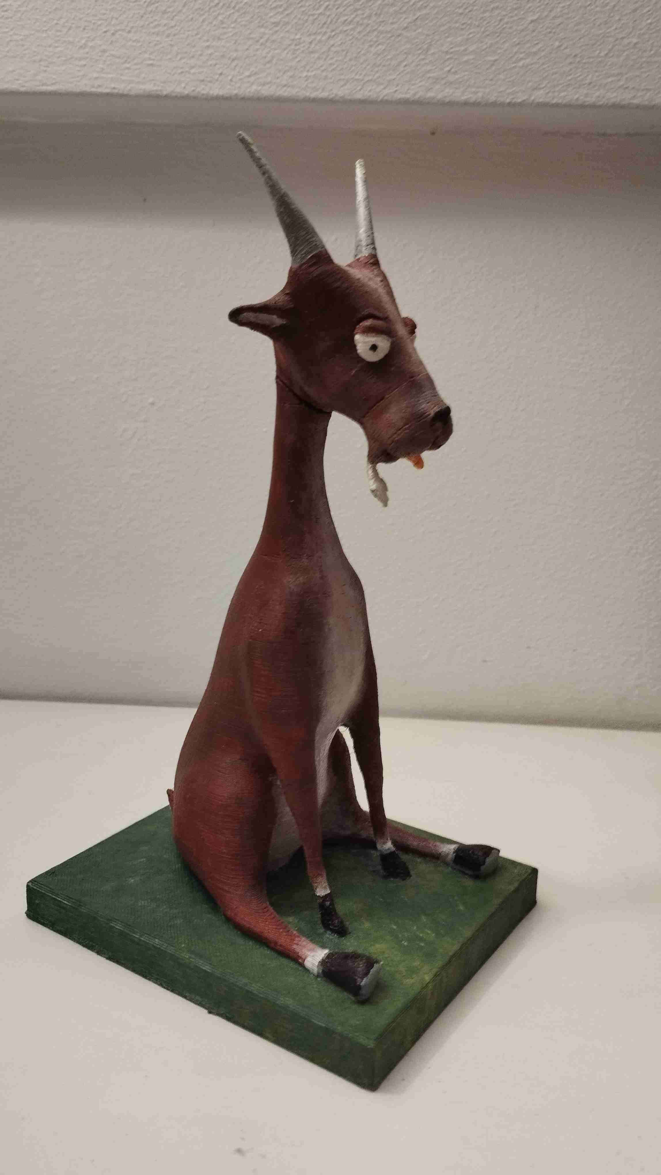 CRAZY GOAT CARTOON. ARTICULATE | 3D models download | Creality Cloud