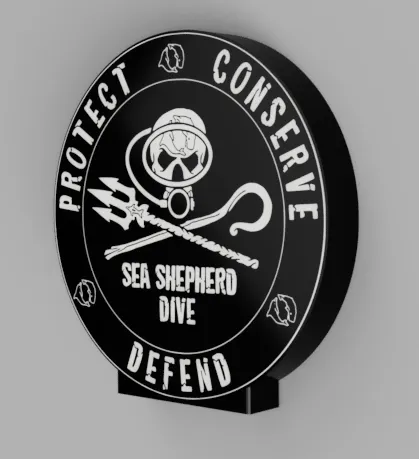 LIGHTBOX SEA SHEPERD | 3D models download | Creality Cloud