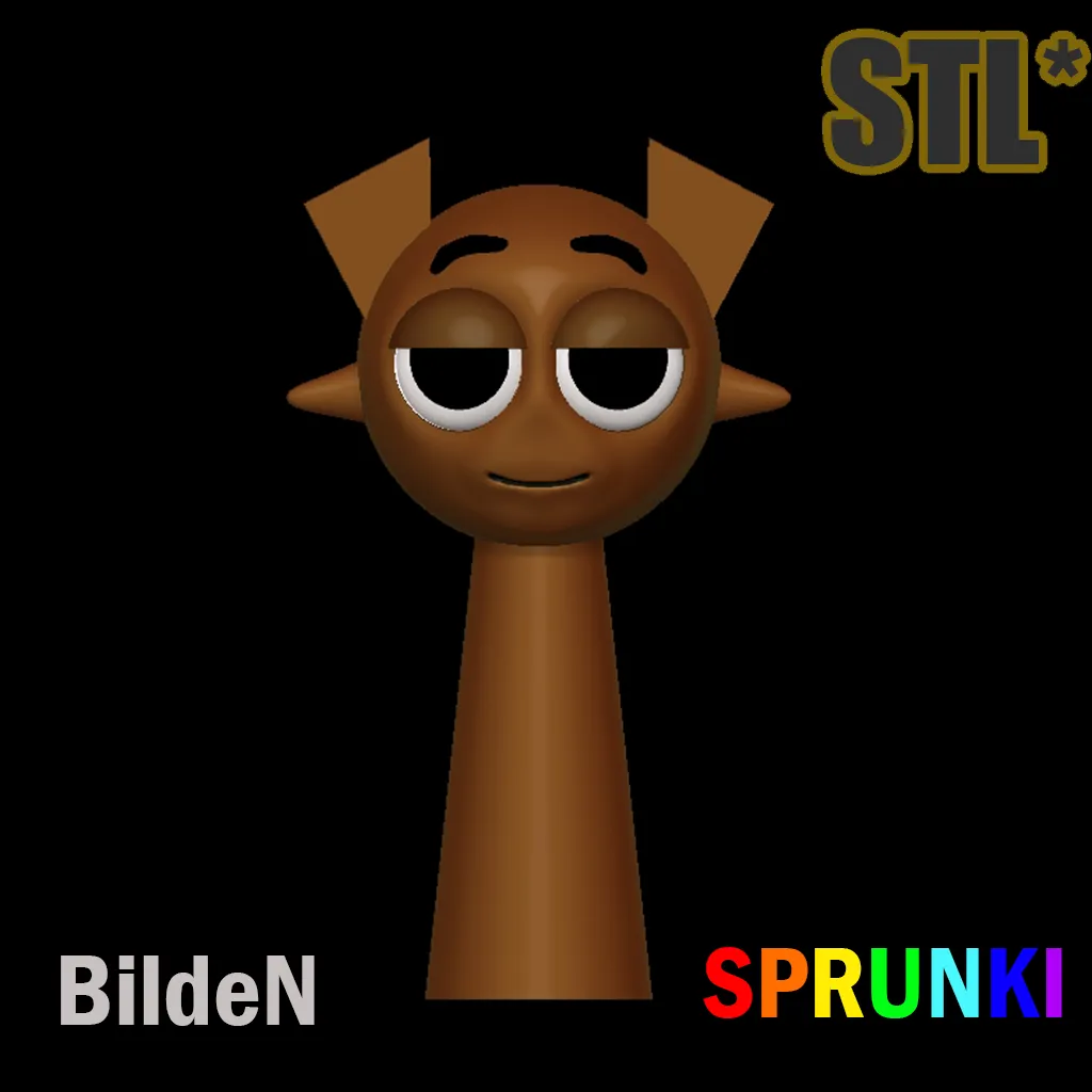 Characters & Creatures STL Download - Sprunki Incredibox Bronze Bilde ...