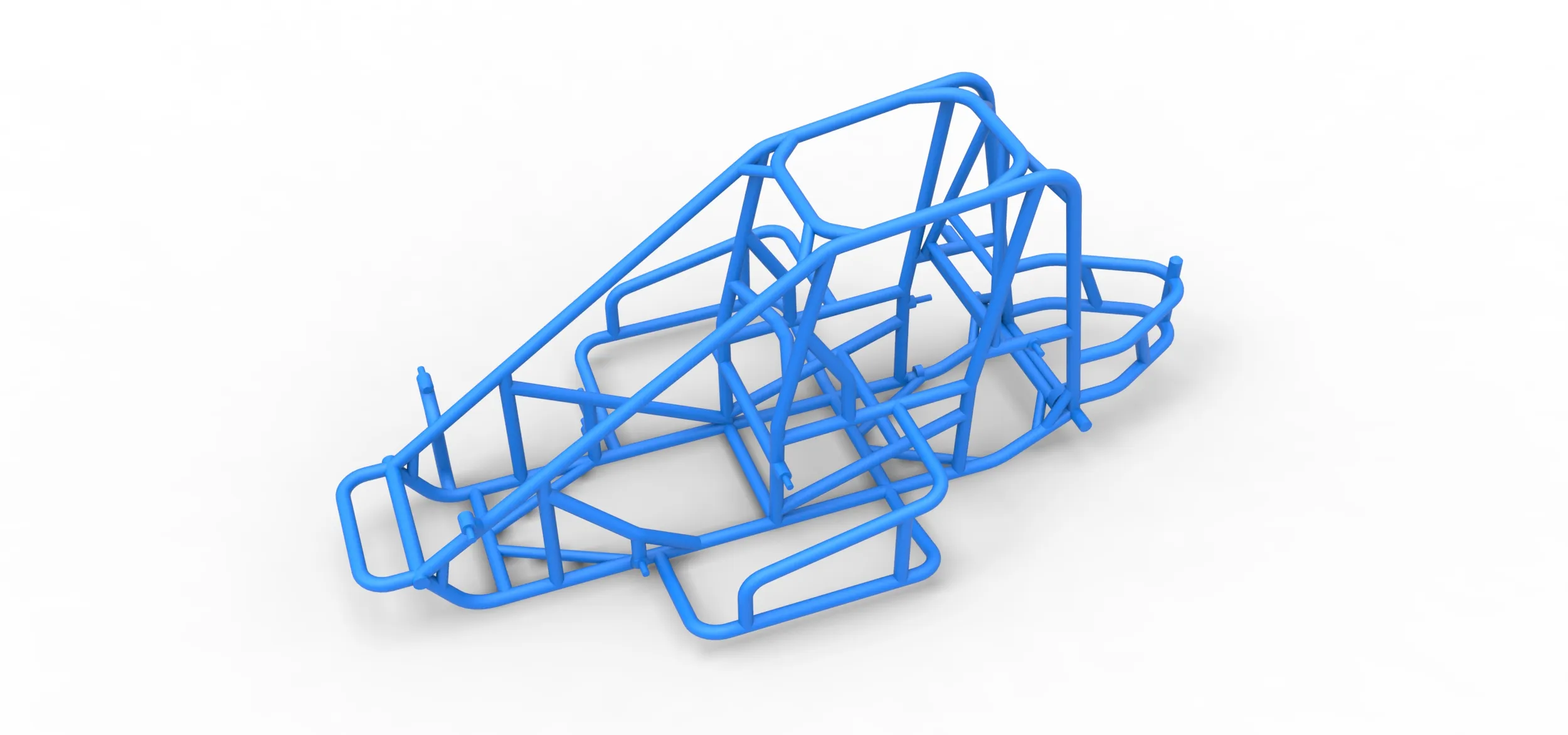 Vehicles & Machinery STL Download - Frame of Midget car Scale 1:25by ...
