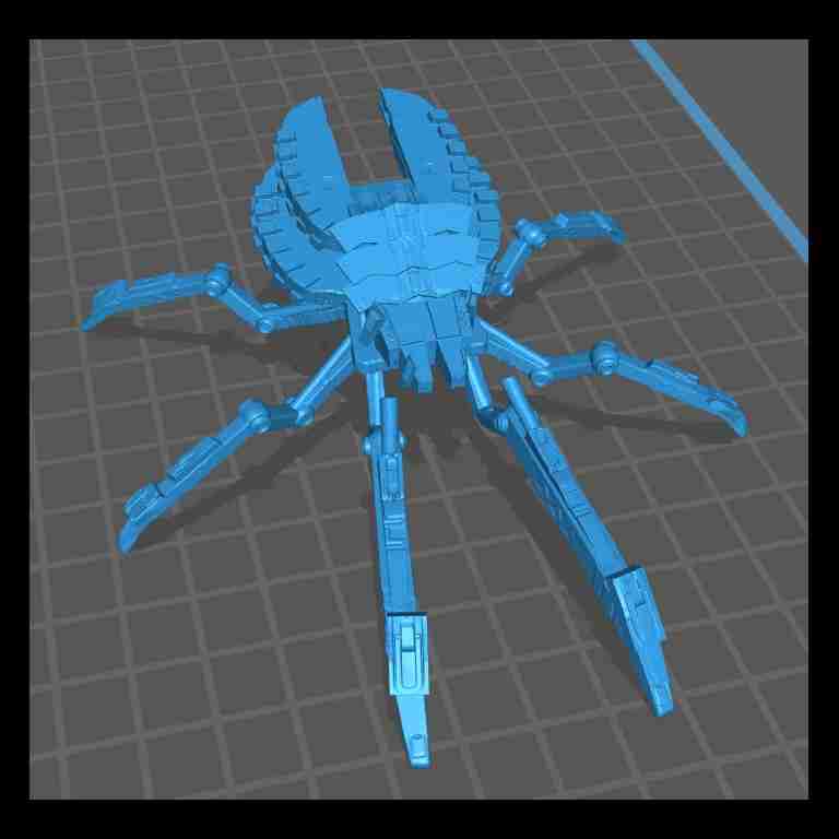 Robot Spider - sci-fi science fiction future 40k scenery | 3D models ...