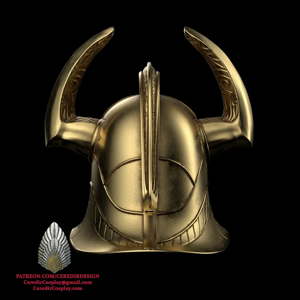Cosplay STL Download - Helm Hammerhand Helmet lord of the rings 3D DIGITAL DOWNLOADby CeredirDesign