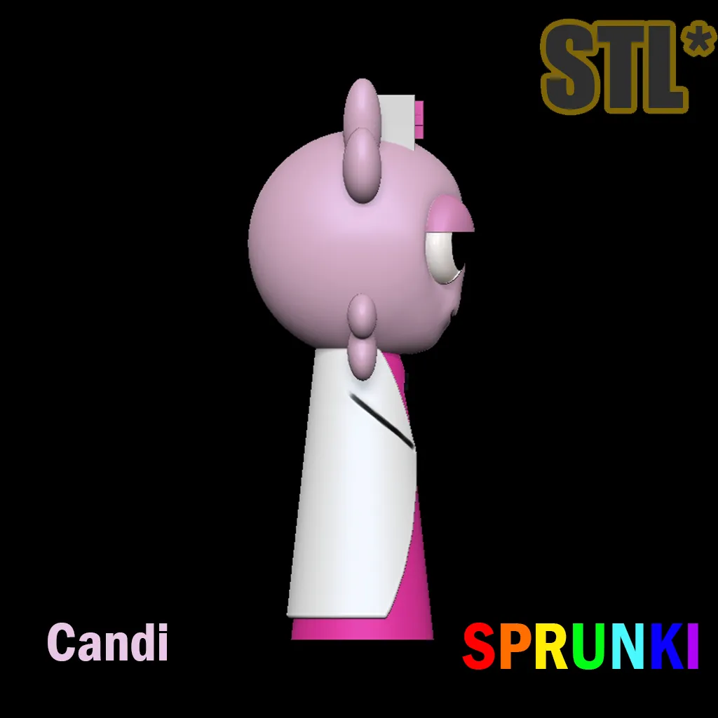Characters & Creatures STL Download - Sprunki Incredibox Candi Retake ...