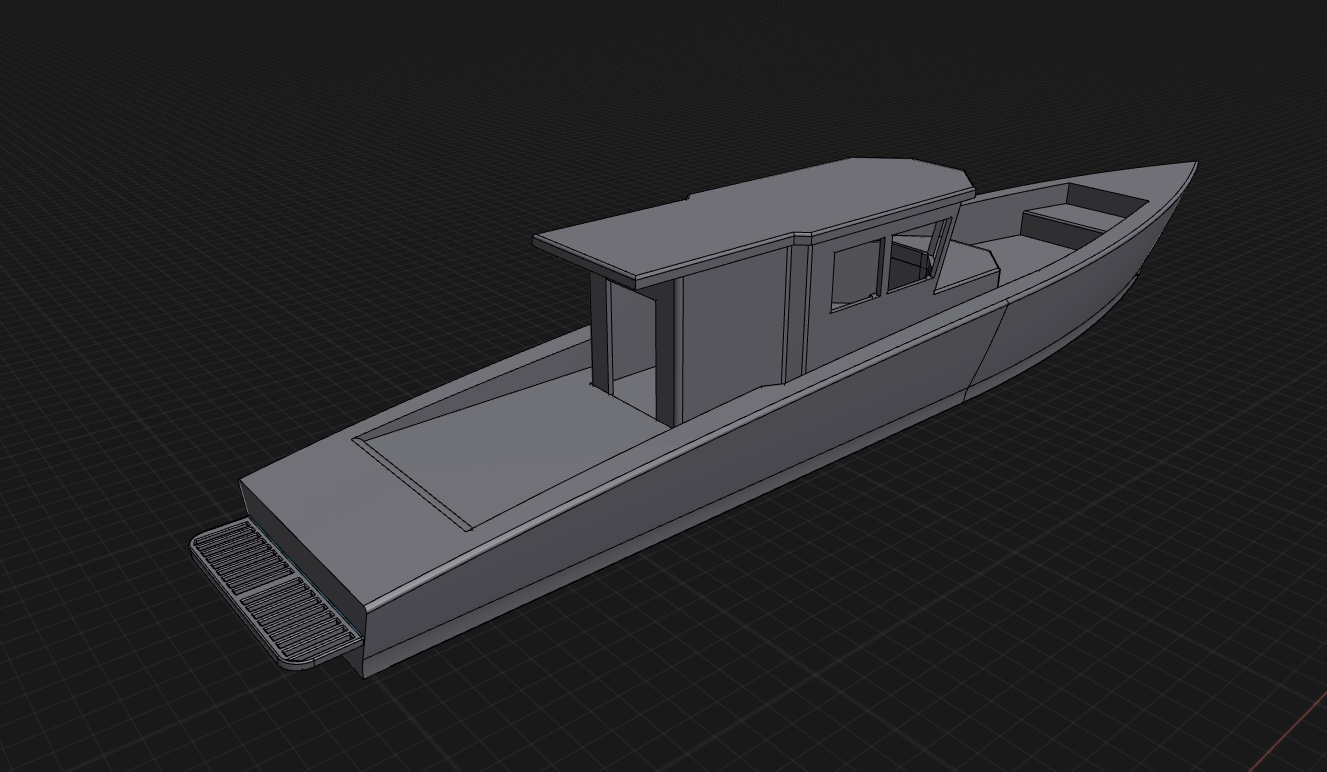 Boat mid cabin | 3D models download | Creality Cloud
