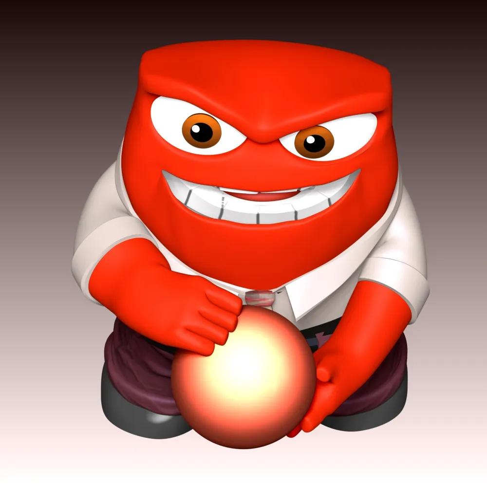 Anger - Inside Out | 3D models download | Creality Cloud